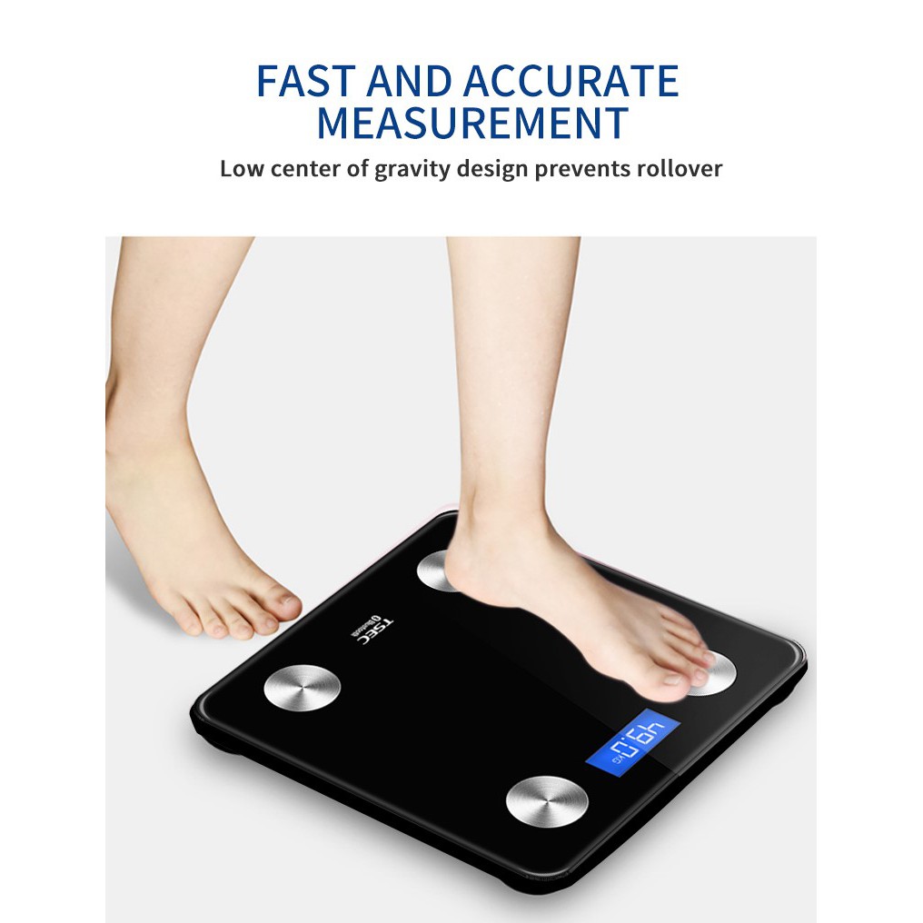 Bathroom smart body fat Bluetooth scale Digital Weight scale body ...