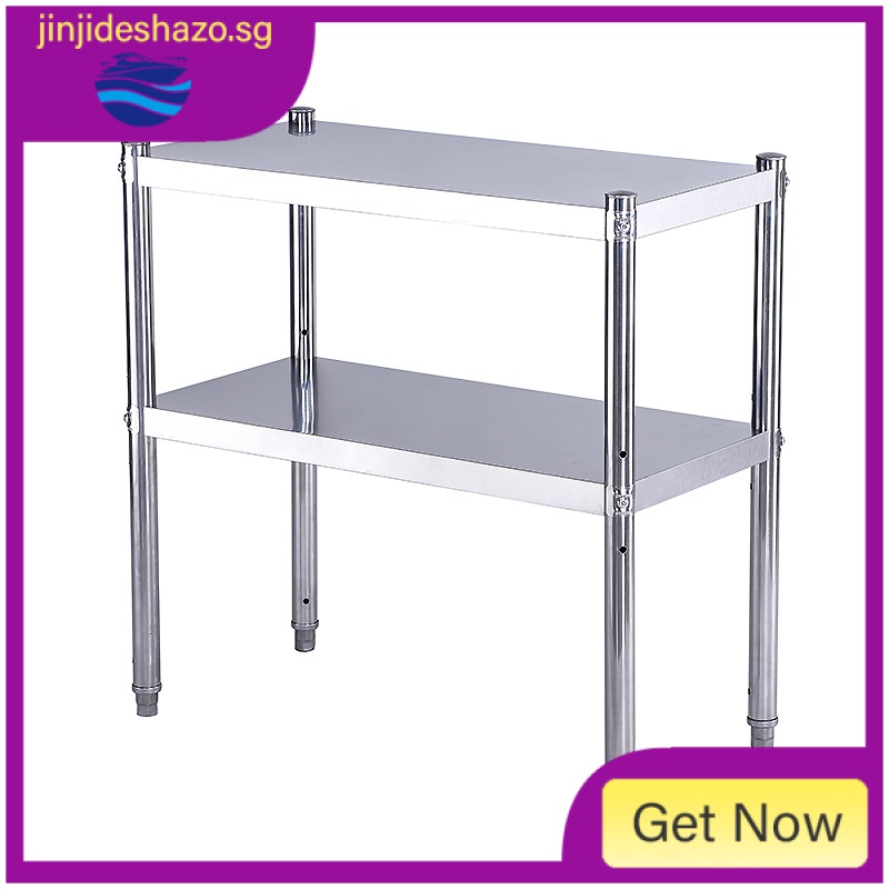 Stainless steel rack kitchen storage finishing rack microwave oven rack ...