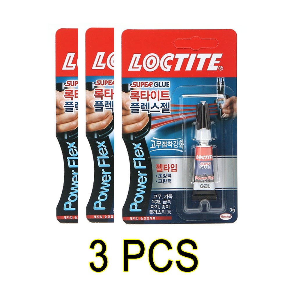 LOCTITE Ultra Control Gel Super Glue PowerFlex 3g x 1pcs or 3pcs by ...