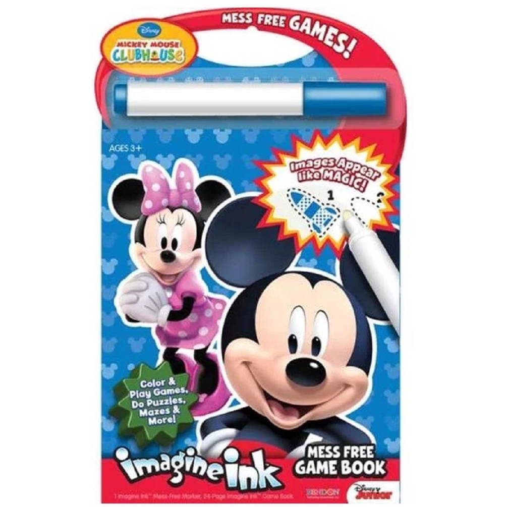 Imagine Ink Magic Ink W/ Mess-Free Marker Mickey Mouse Clubhouse ...