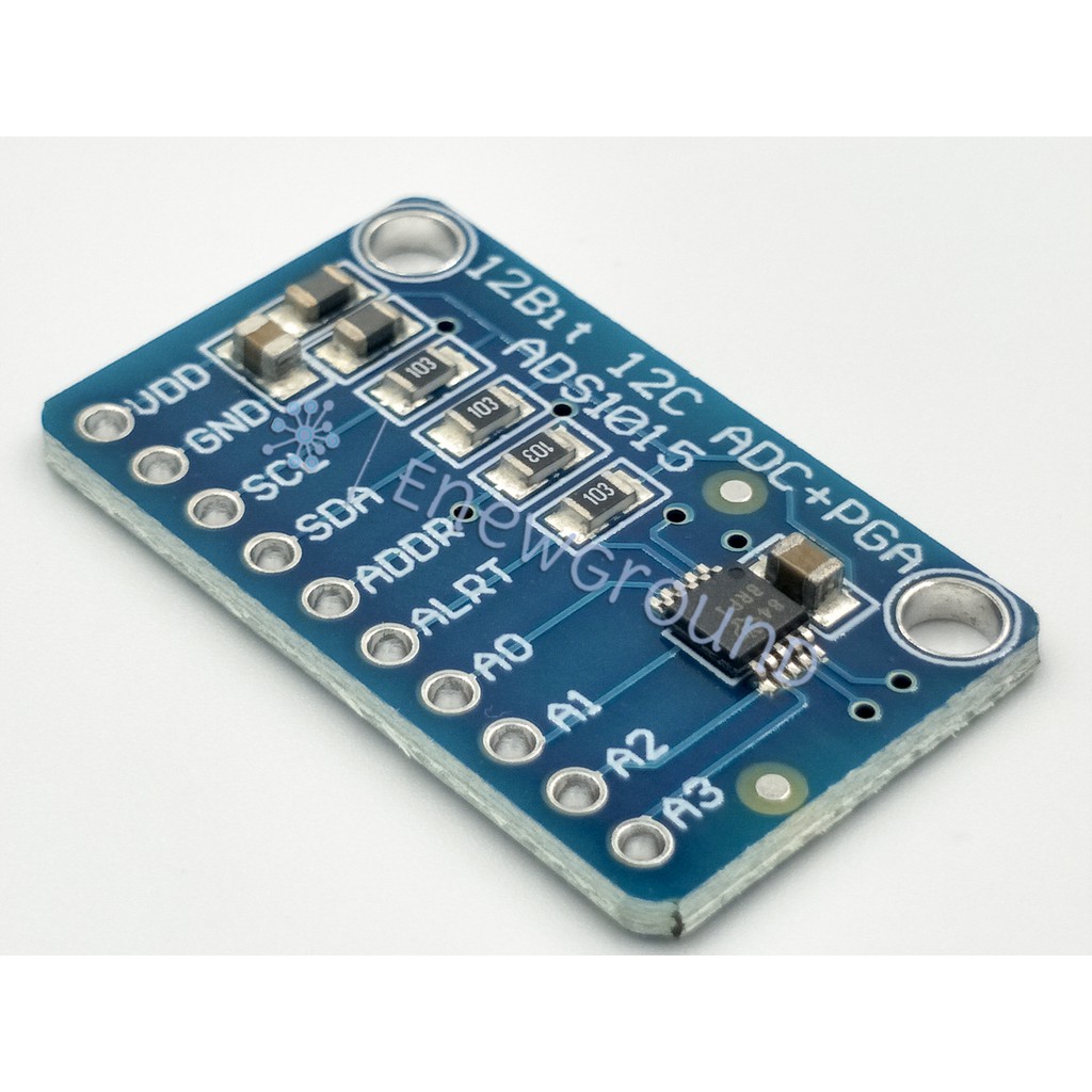 Analog-to-digital converter (ADC) module (ADS1015, 12 bit) | Shopee ...