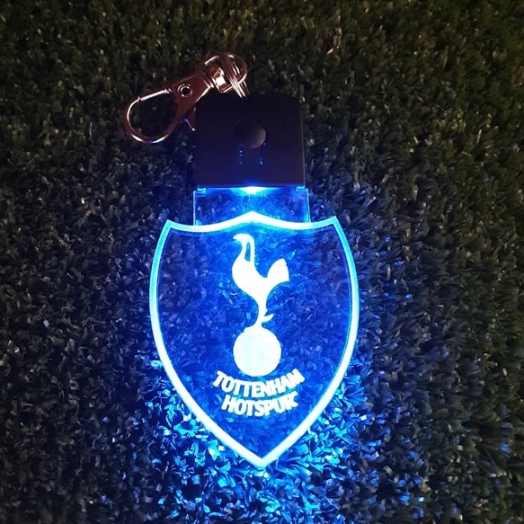 3D LED Keychain Football Club Tottenham Hotspur | Shopee Singapore