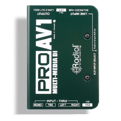 RADIAL PROAV1 MONO MULTIMEDIA PASSIVE DIRECT BOX | Shopee Singapore
