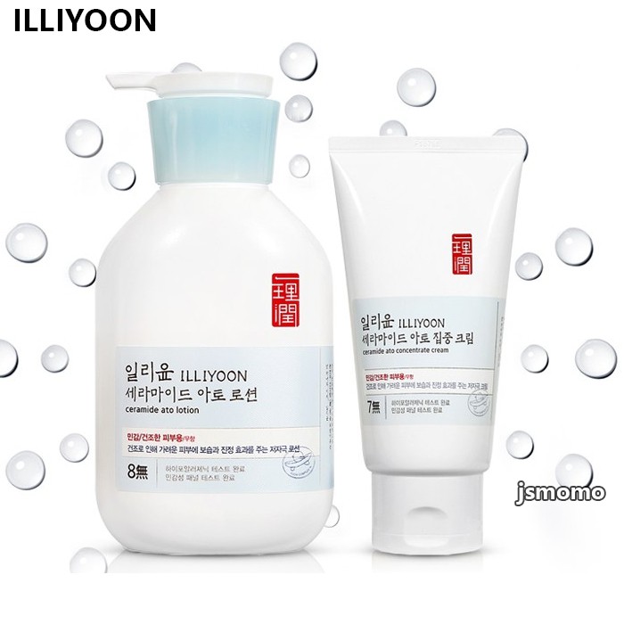 [ ILLIYOON ] Ceramide Ato Lotion 528ml + Concentrate Cream 150ml Set ...
