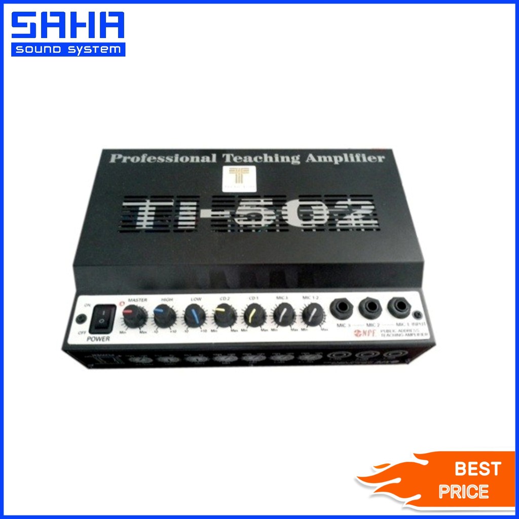 NPE TI-502 Bleaching AMPLIFIER Classroom sahasound-Sahound | Shopee Singapore