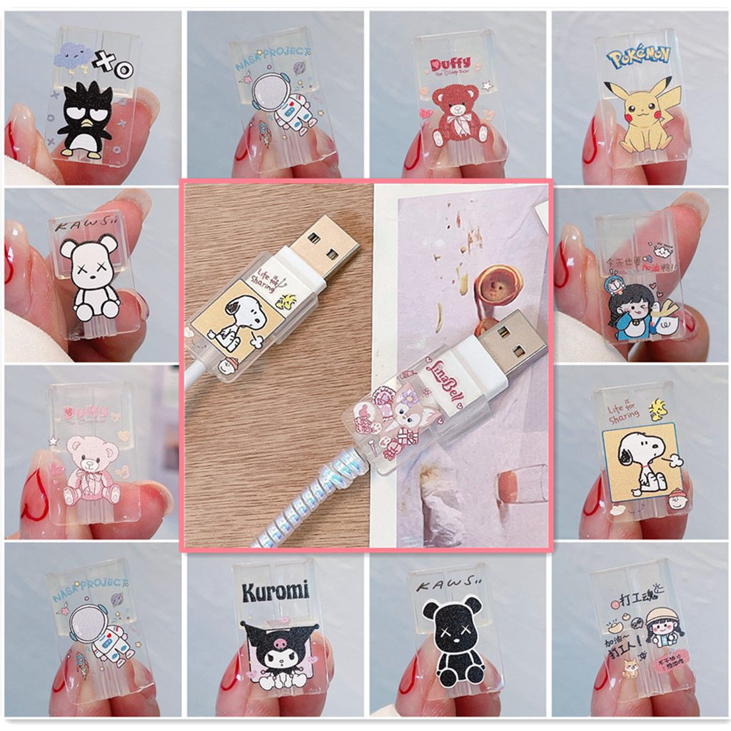 Casing for USB Cable Protector Data Line Cord Cartoon (16 Styles ...