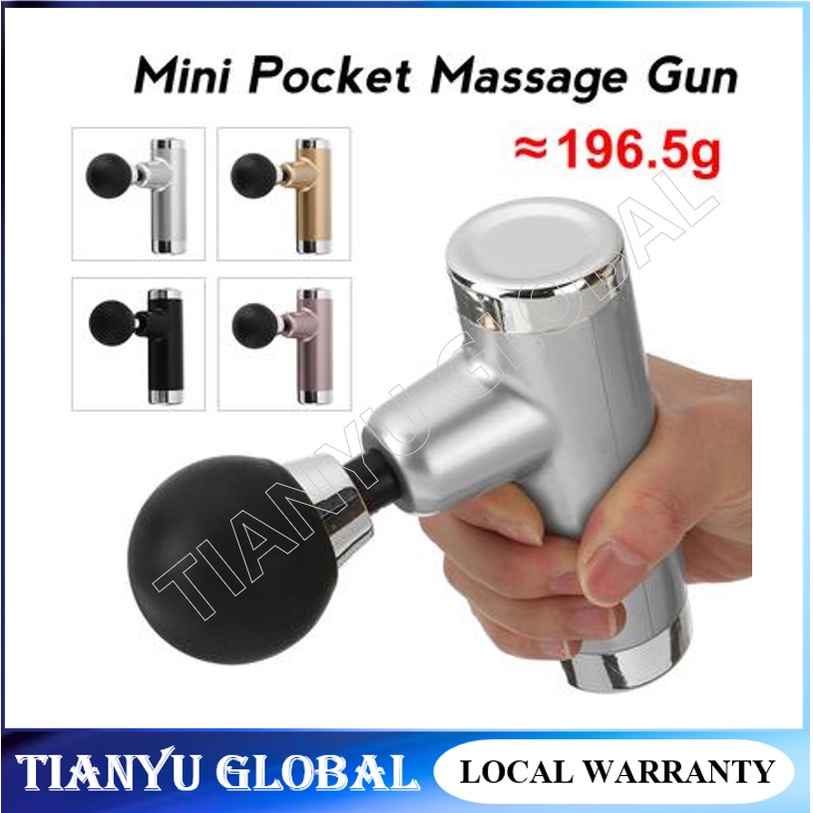 Mini Multifunctional Fascia Gun Pocket Massage Gun Cordless Electric ...