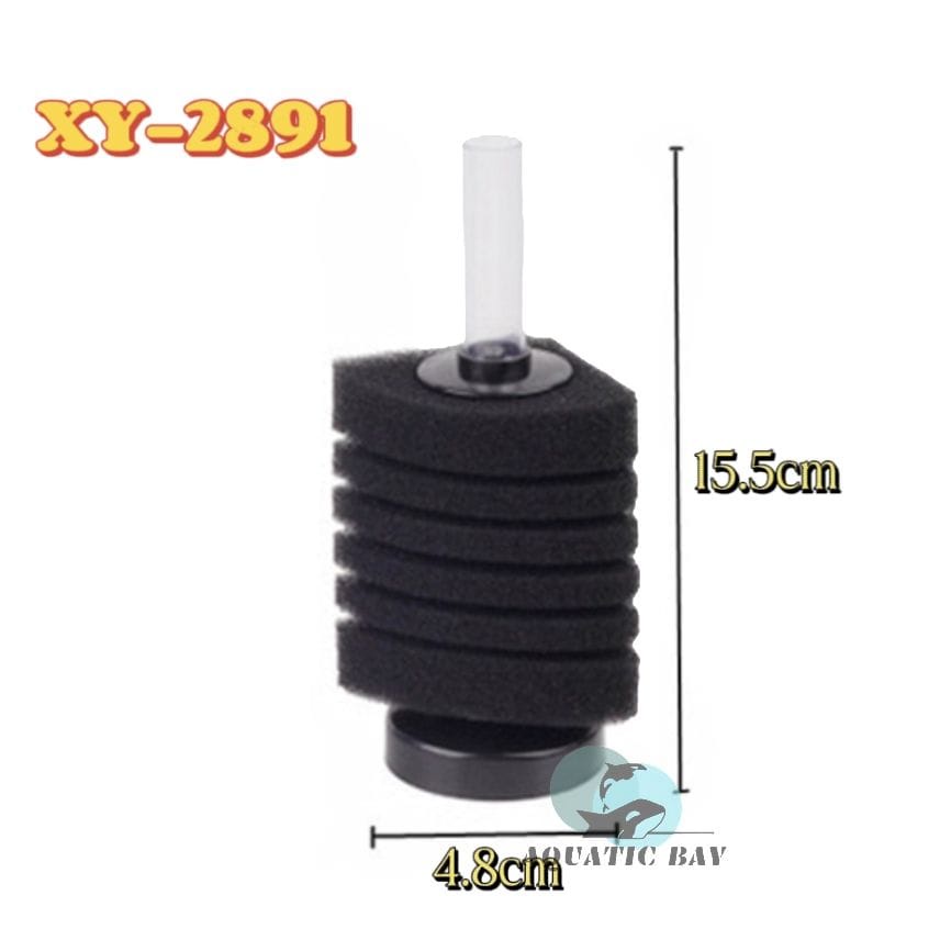 【NEW】XINYOU Aquarium Fish Tank Corner Filter Bio-Chemical Sponge Filter ...