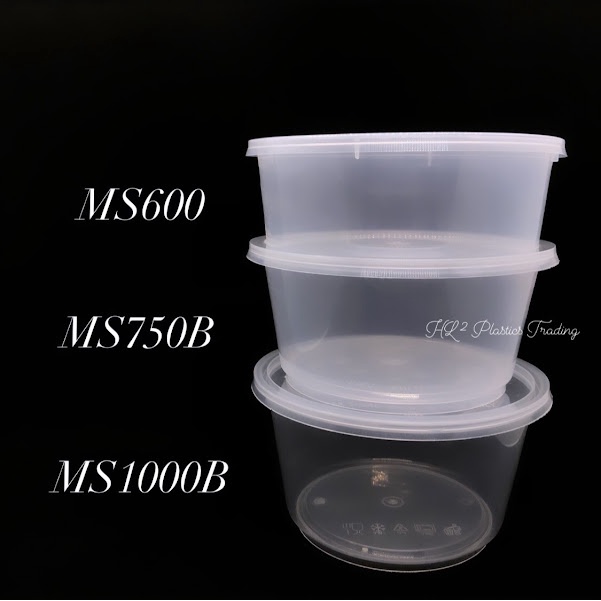 MS Venture - Microwave Round Container 600 & 750B & 1000B (50pcs/pkt ...