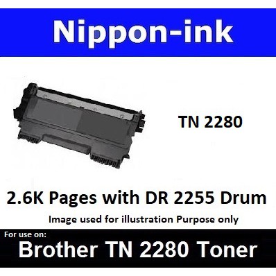 Nipponink TN2280 Compatile on Brother Laser Toner TN-2280 TN 2280 HiCap ...