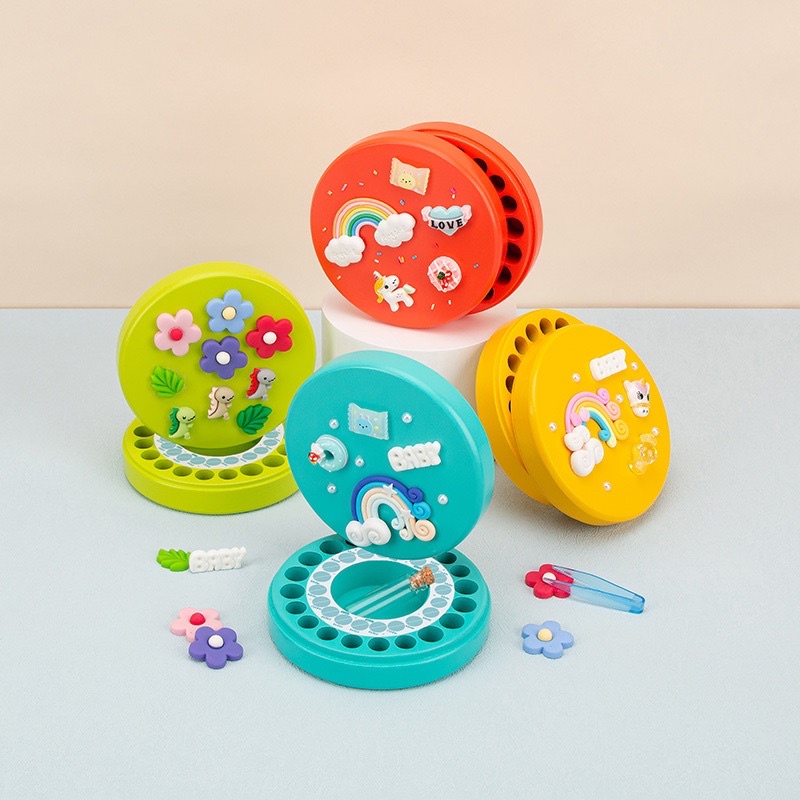 SG ready stock ️DIY Baby Tooth teeth keepsake saver boxes holder boy ...
