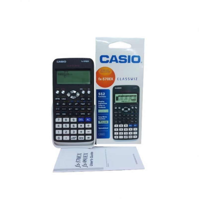 570EX CASIO SCIENTIFIC CALCULATOR FX-570EX CLASSWIZ FOR SCHOOL & OFFICE ...