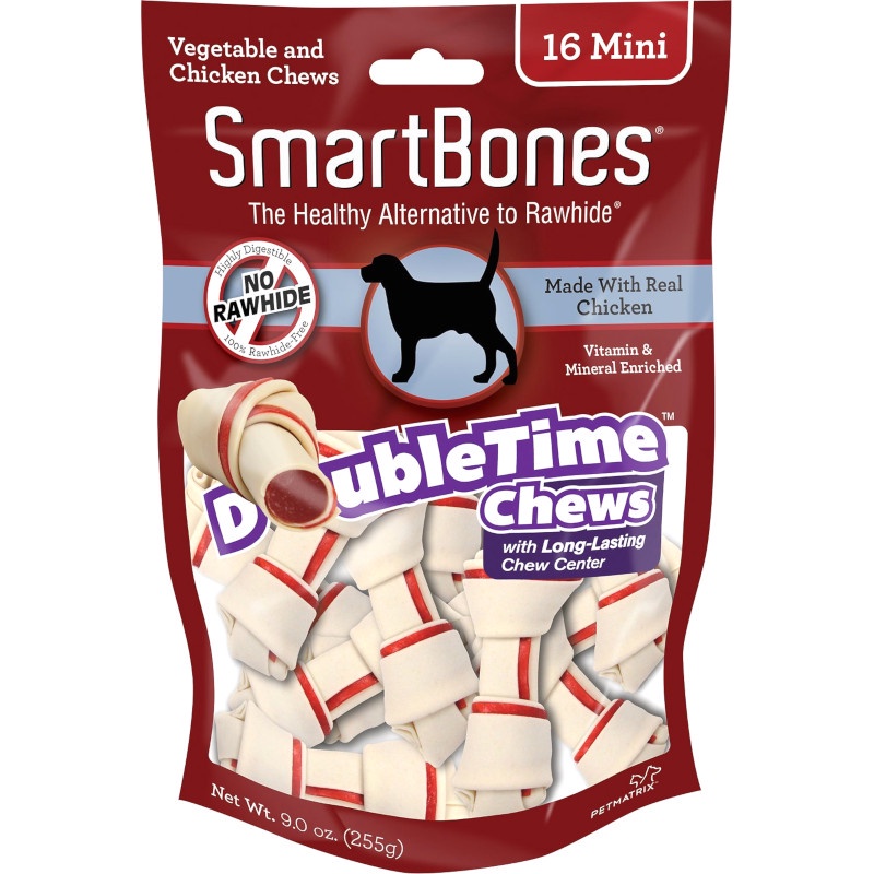 Smartbones Double Time Mini Chicken Chew 16pcs | Shopee Singapore
