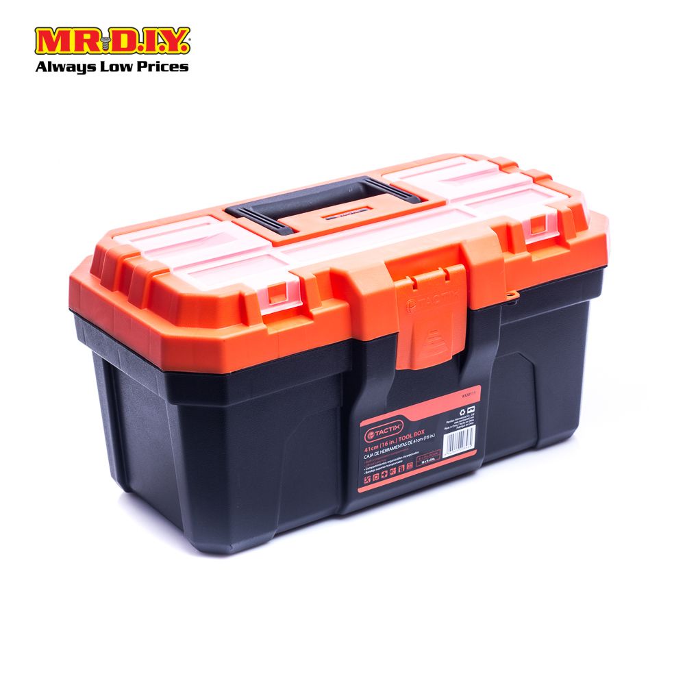 Tactix Plastic Tool Box (41cm/16") | Shopee Singapore
