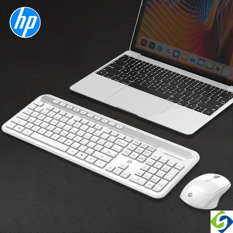 Original HP CS500 2.4G Wireless Mute Keyboard Mouse Set USB wireless ...
