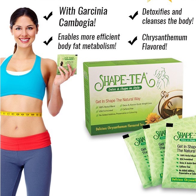 Shape-Tea Slimming Tea - Detox and Shape in Style (25 sachets) | Shopee ...