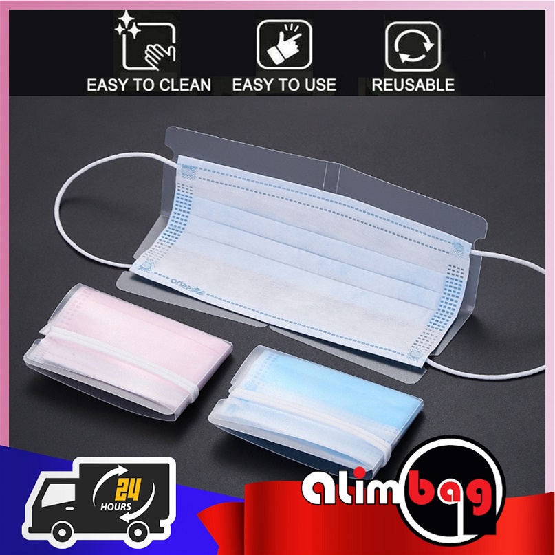 DM Face Mask Storage Box Mask Keeper Organizer Holder Portable Outdoor ...