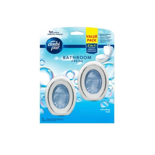 Ambi Pur Air Freshener Fresh Linen Room Fresh Ultra 7ml x 2 | Shopee ...