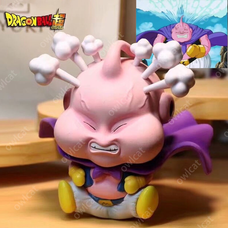 Dragon Ball Z Majin Buu Very Angry 11cm Scene Restoration Fat Kind Cute ...