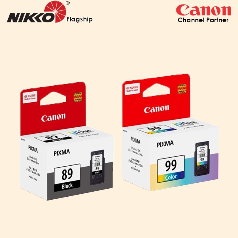 Canon PG-89 PG 89 BLACK / CL-99 CL 99 COLOR INK FOR PIXMA E560 E560R ...