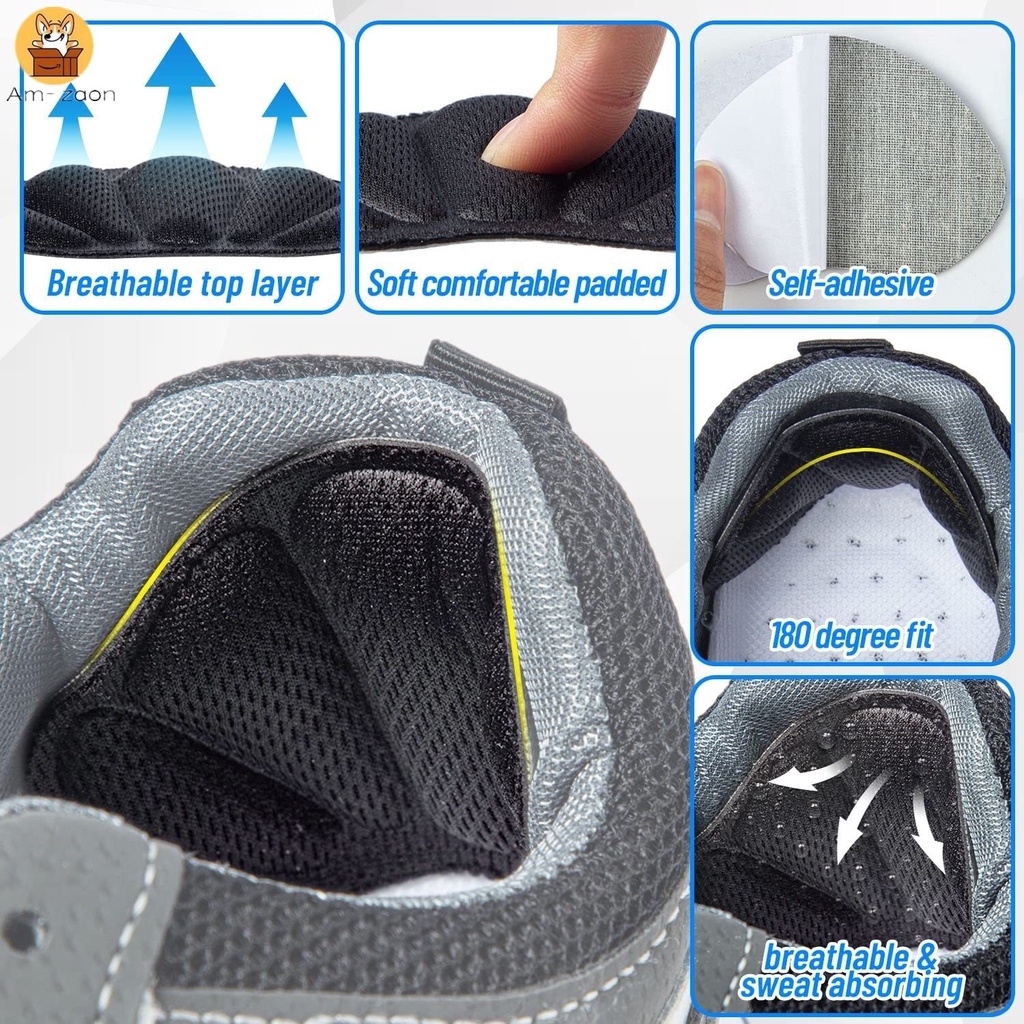 Microfiber Sponge Self-Adhesive Heel Back Pad Insert | Shopee Singapore