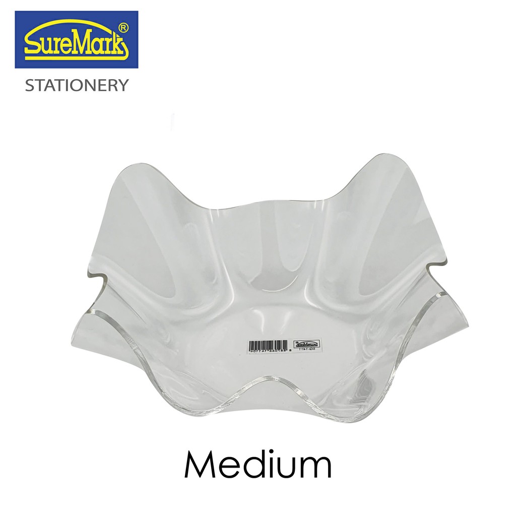 Suremark Acrylic Wave Bowl - Medium - 3 pcs | Shopee Singapore