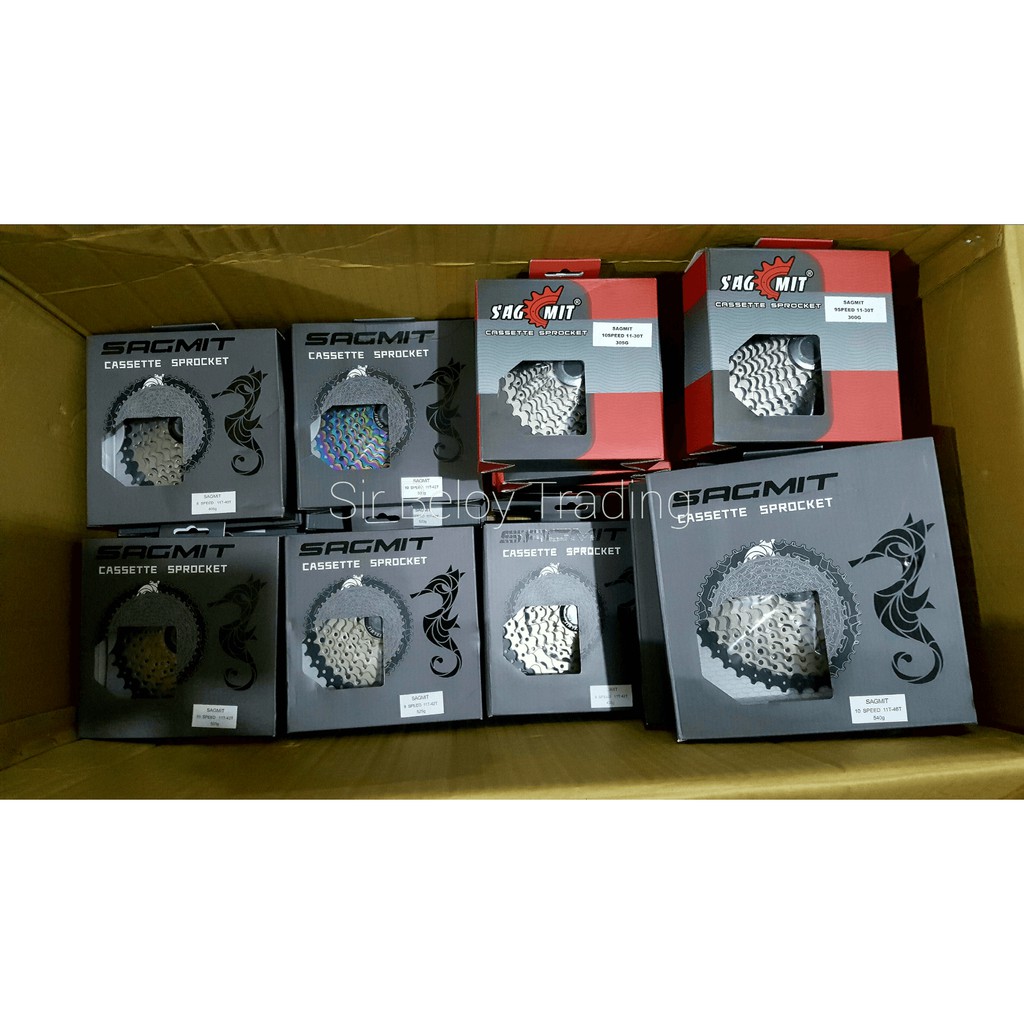 Sagmit Cassette Sprocket Cogs 8/9/10/11/12 Speed Cassette Type MTB Road ...