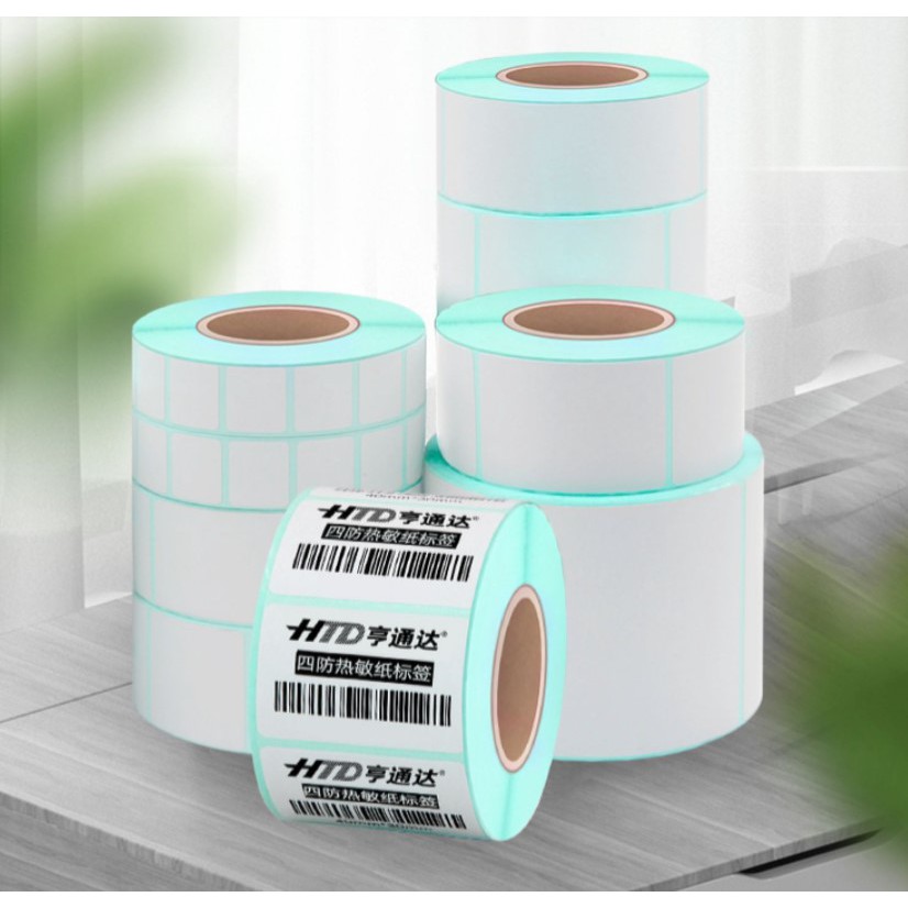 Barcode sticker. thermal paper label for label printer, water proof ...