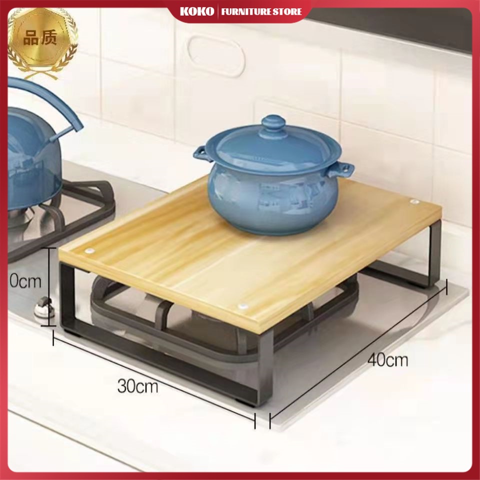 Kitchen shelf gas gas stove cover plate stove base bracket induction ...