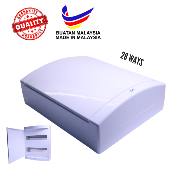 28 Way / 34 Way PVC MCB Box / Consumer PVC Box / DB Box | Shopee Singapore