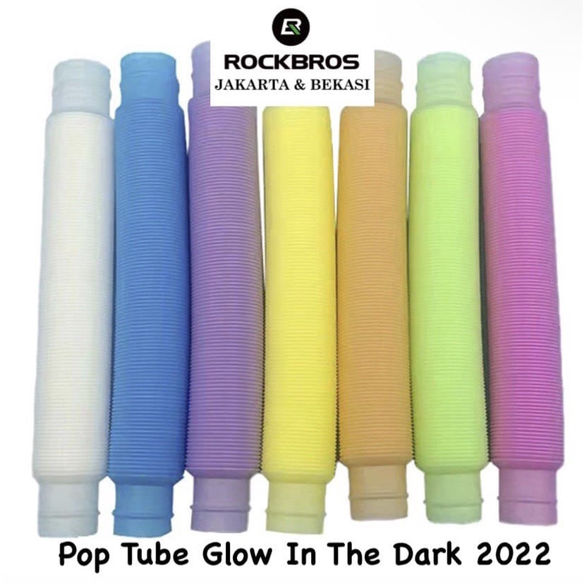 Pop Tube Glow In The Dark Tubes Fidget Toys ADHD It Children's Toys ...