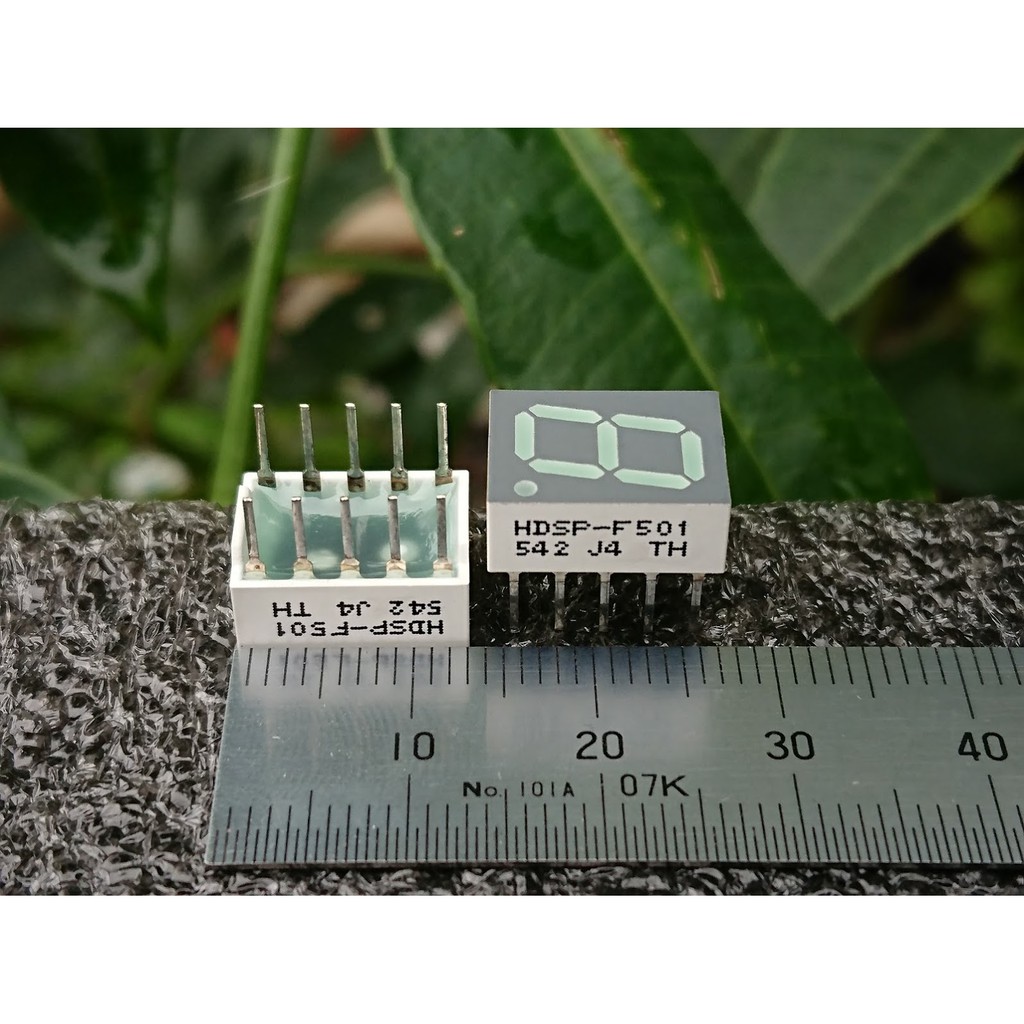 Avago HDSP-F501 7-segment Led (Green) | Shopee Singapore