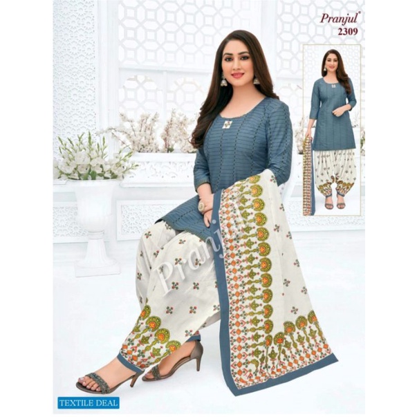 [SIZE L-2XL] PRANJUL Patiala Punjabi Suit Readymade Indian Tradiotional ...