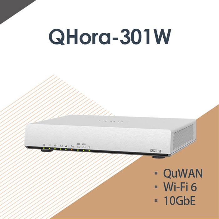 5Cgo QNAP QHora-301W New Generation Wi-Fi 6 Dual 10GbE SD-WAN Router ...