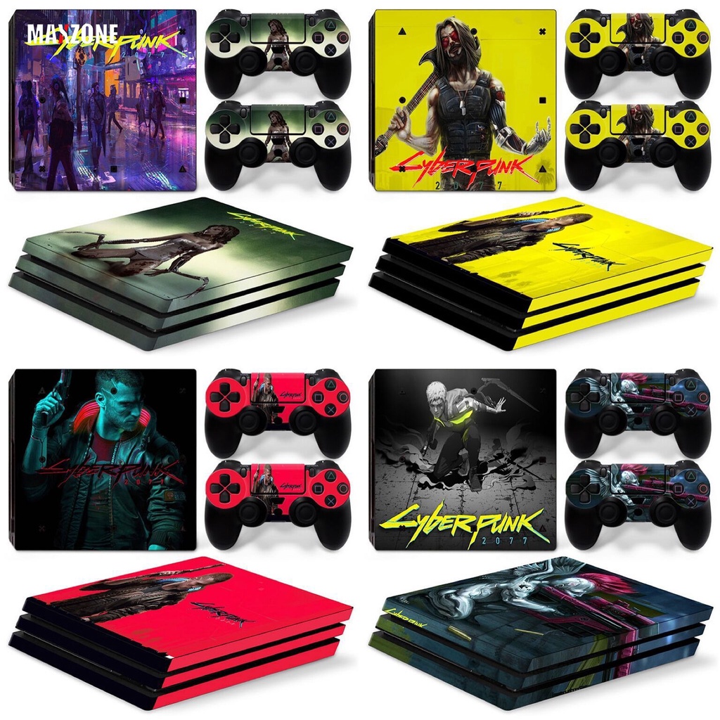 MAXZONE PS4 Pro game console full-body color sticker, protective film ...