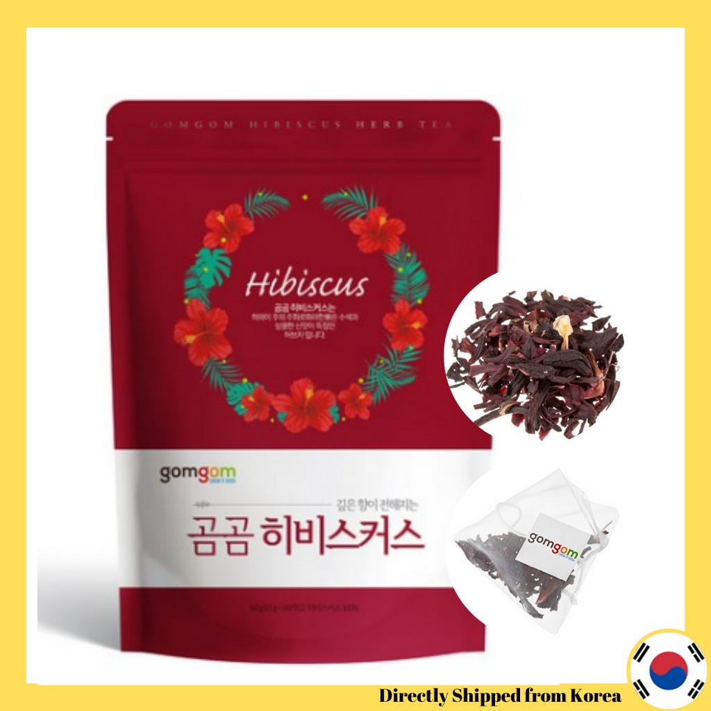 [GOMGOM] Hibiscus Tea 150g (1.5g x 100 Teabags) | Shopee Singapore