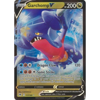 Pokemon TCG Card Garchomp V SS Astral Radiance 117/189 Ultra Rare ...