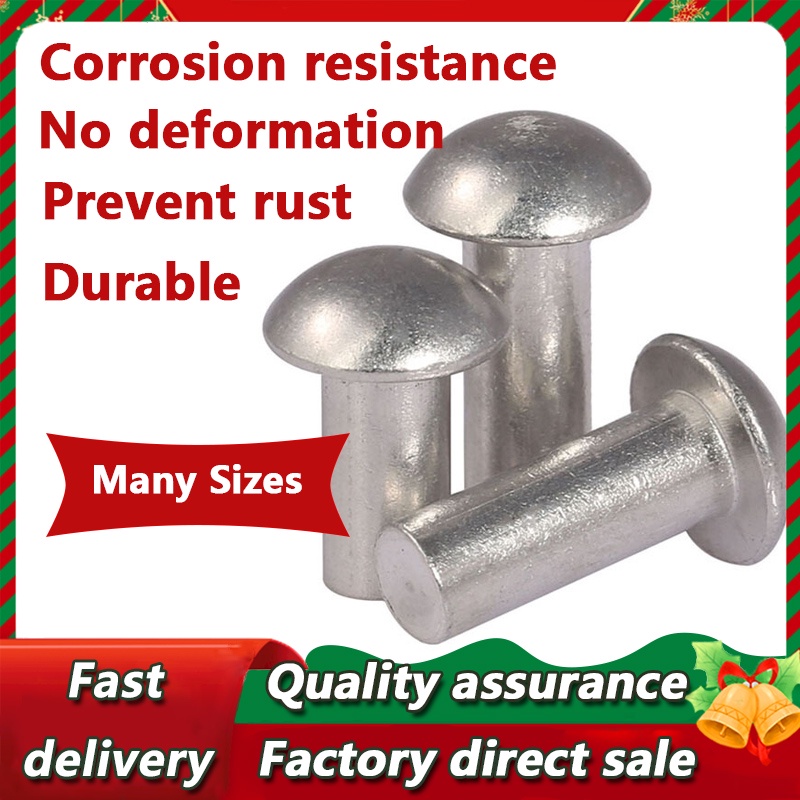 Fast delivery Round Head Rivets Aluminum Solid Rivet Hardware ...