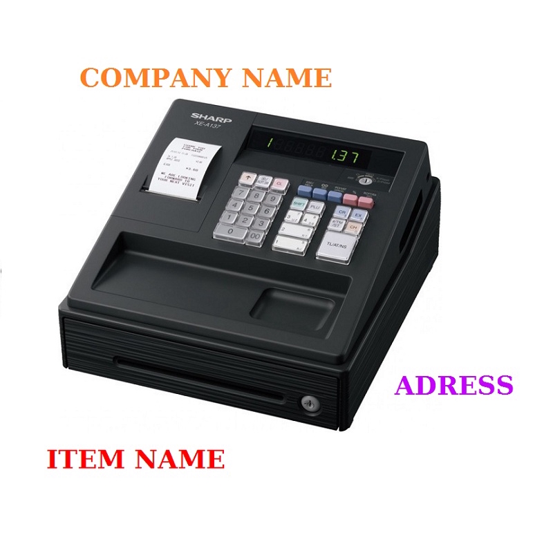 SHARP Cash Register XE-A137(BLACK) | Shopee Singapore