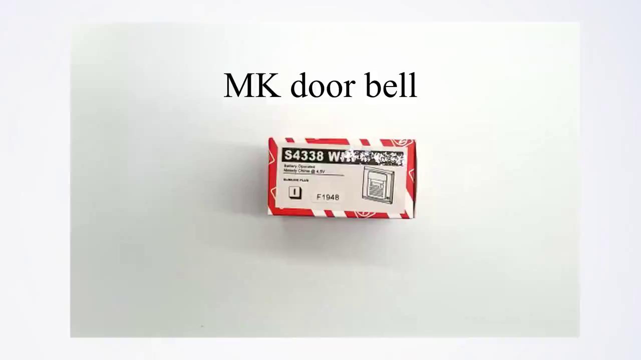 [SG Seller] MK Door Bell Chime AC DC Battery Operated S4338XWHI ...
