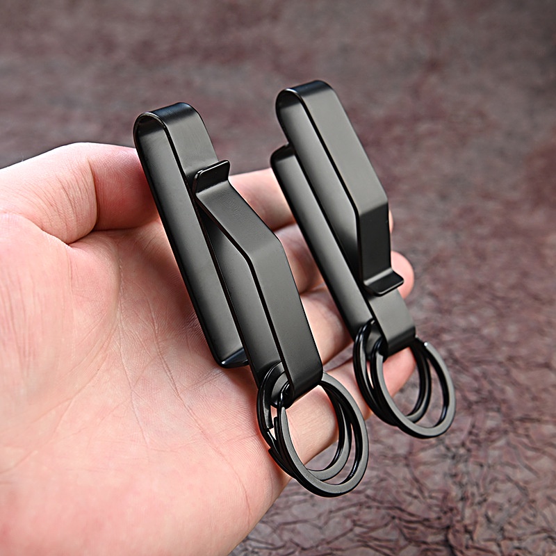 CNEDC Stainless Steel Waist Hanging Car Key Buckle Key Clip Belt Buckle ...