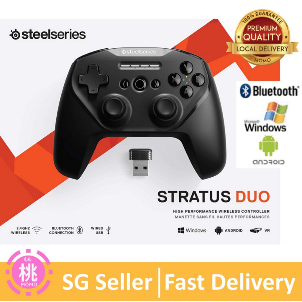 SteelSeries Stratus Duo Wireless Gaming Controller – Made for Android, Windows, and VR – Dual ...