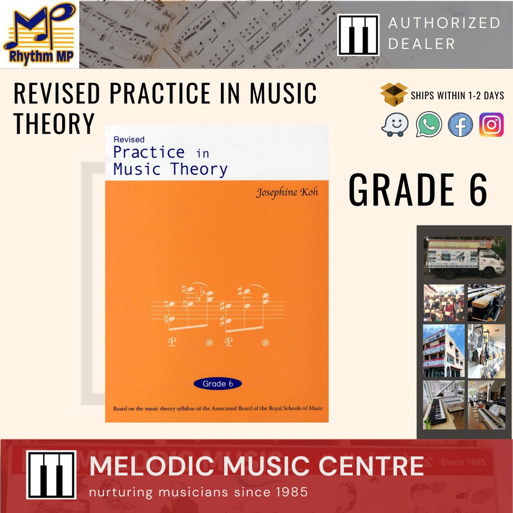 Practice in Music Theory Grade 6 by Josephine Koh (Revised) | Shopee ...