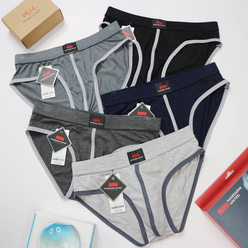 Mandarin Men's Underwear, classic triangle men's briefs with multi ...