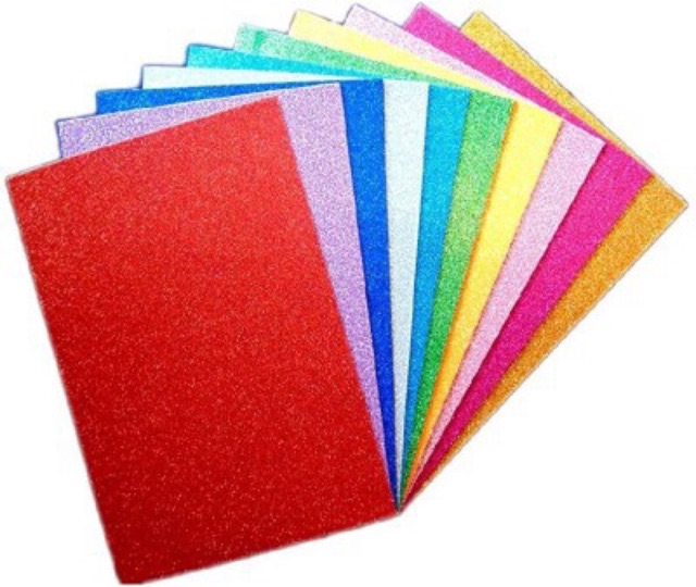 Glitter Foam Paper decor Sizes a4, a3, a2 | Shopee Singapore