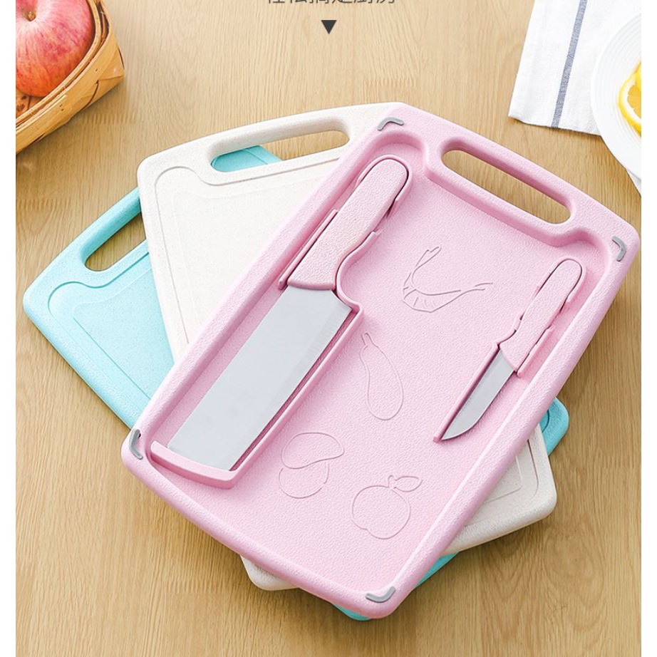 3pcs Cutting Board Set include knife MEGA MALL Ready Stock in SG ...