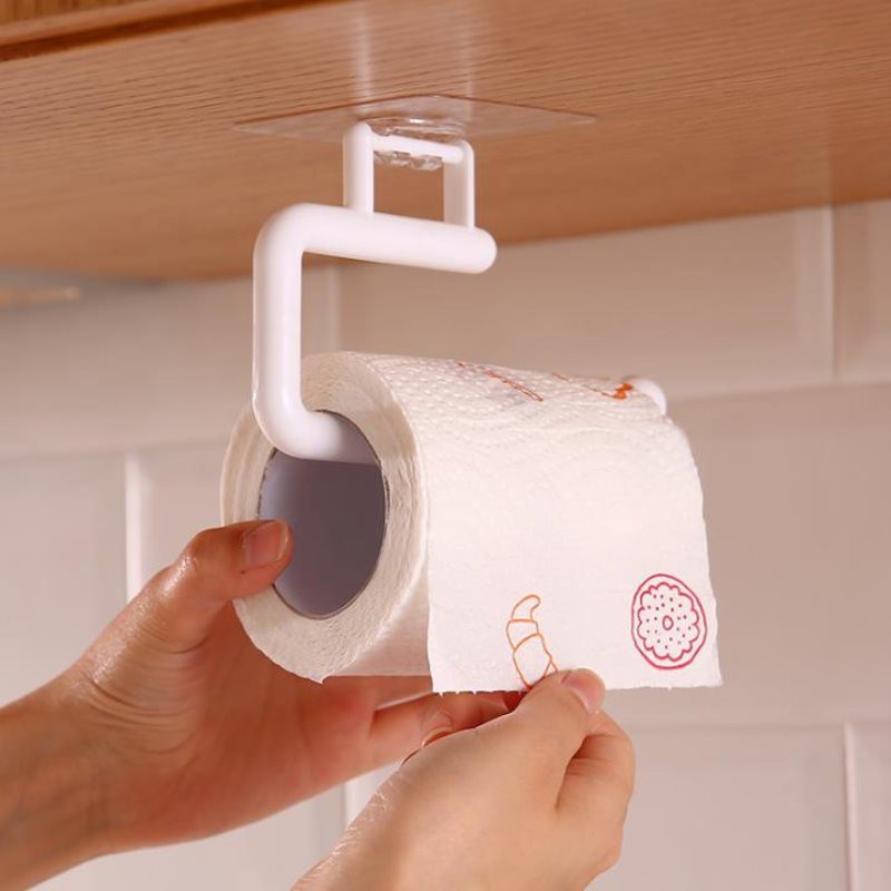Kitchen special punch-free paper towel holder roll paper holder hanger ...