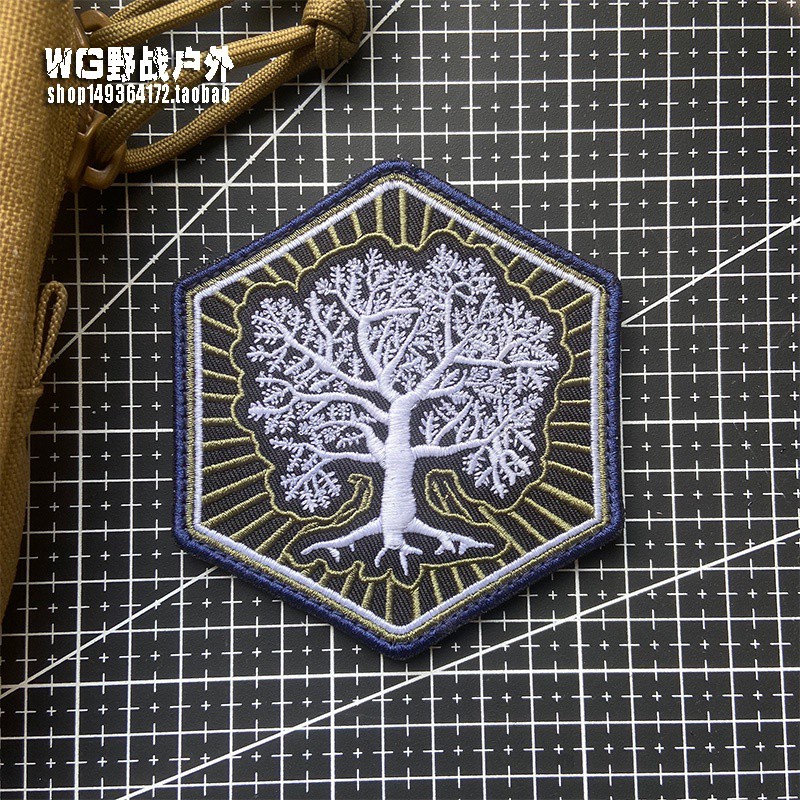 [Customized Armband#Velcro] Luminous Tree Of Life Morale Badge Three ...