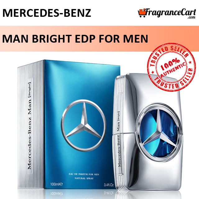 Mercedes Benz Man Bright EDP for Men (100ml) Eau de Parfum Blue [Brand ...