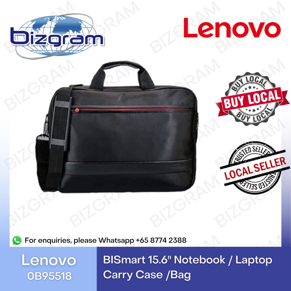 Lenovo BISmart 15.6" Notebook / Laptop Carry Case / Carry Bag ( 0B95518 ...